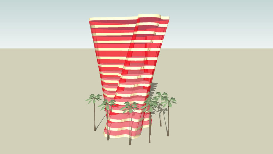 Non-Rectilinear Tower Building | 3D Warehouse