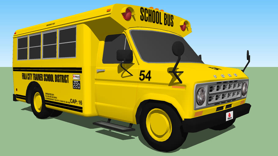 Wayne Busette (1977 Ford Econoline 350 - Fula City Trainer School ...