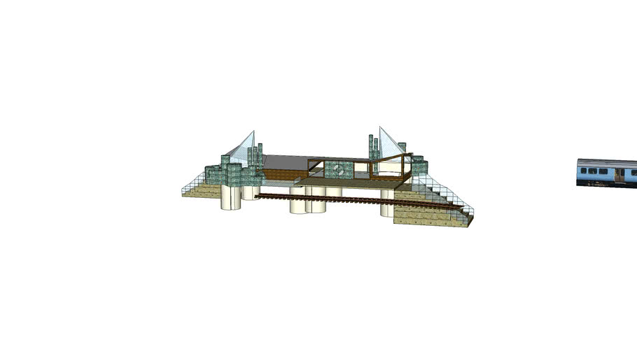 Train Station Modern | 3D Warehouse