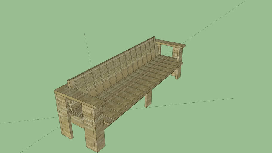 garden bench | 3D Warehouse