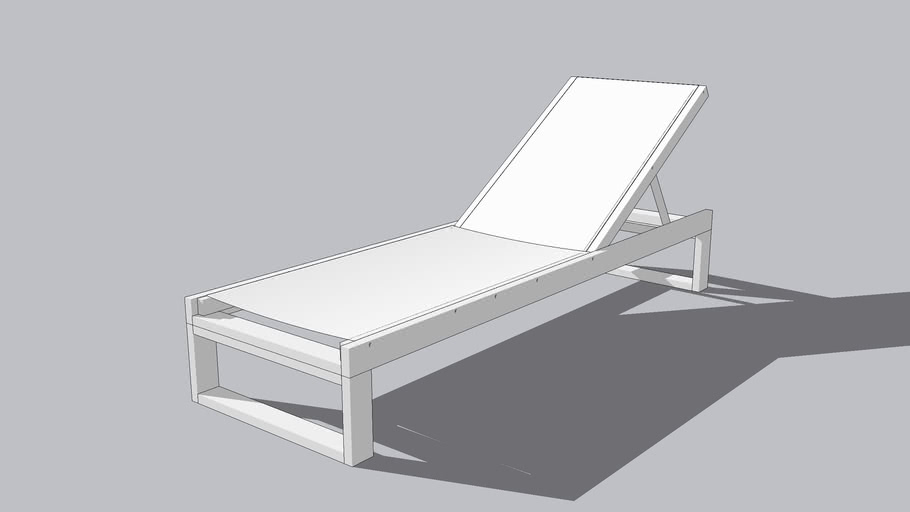 Reposera Laguna Falabella | 3D Warehouse