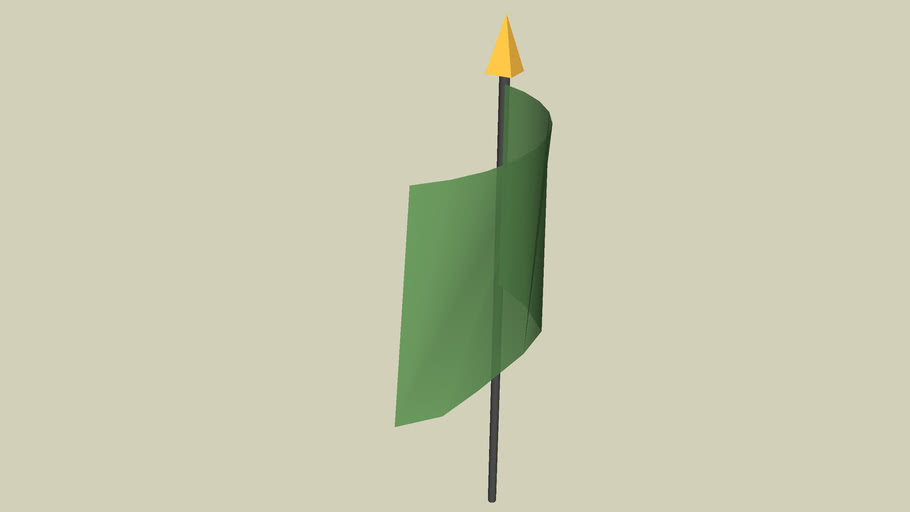 Miniature flag | 3D Warehouse