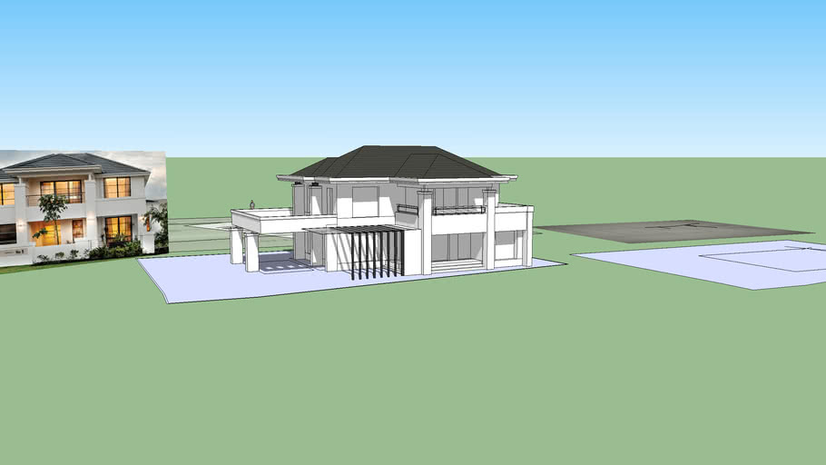 sloped roof | 3D Warehouse