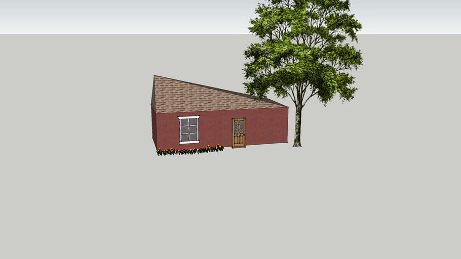 Triangle Roof House | 3D Warehouse