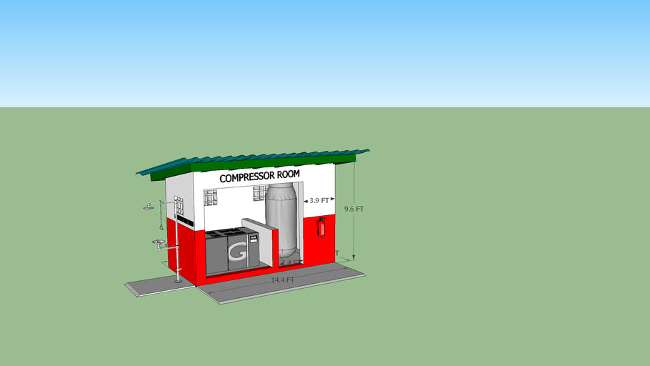 Compressor room | 3D Warehouse