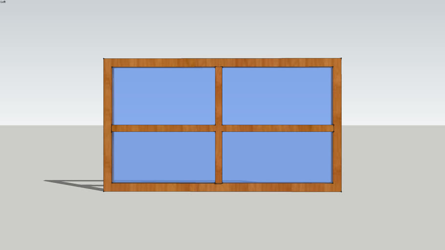 Wood Frame Window | 3D Warehouse