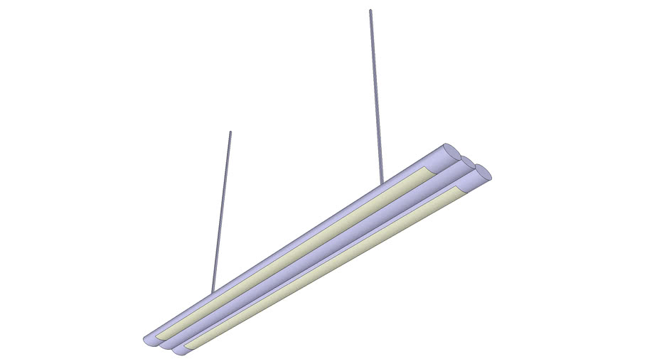 Lighting Pendant Fluorescent light2 | 3D Warehouse