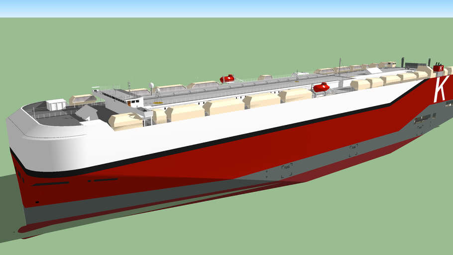 Hawaiian Highway RO/RO ship | 3D Warehouse