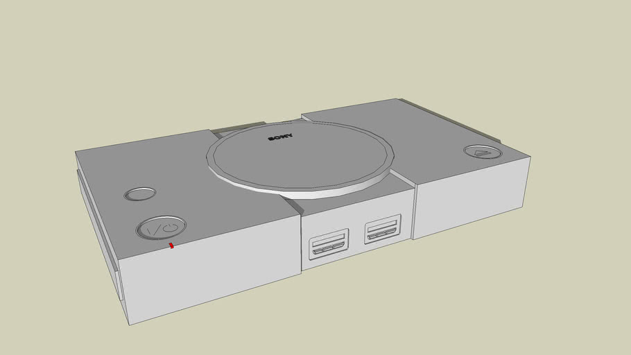 Sony's Playstation One | 3D Warehouse