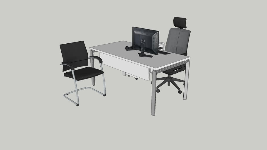 Manager Desk | 3D Warehouse