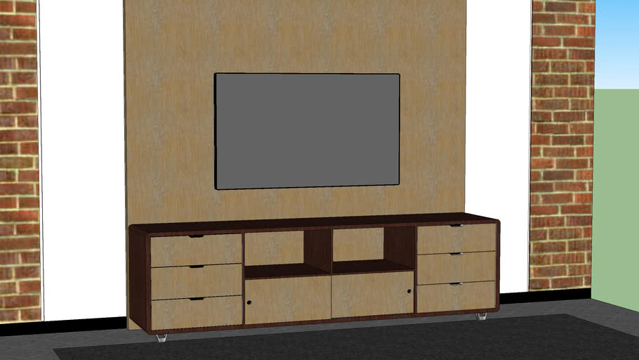 Tv Backdrop | 3D Warehouse