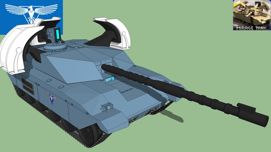 Red Alert 2 Mirage tank | 3D Warehouse