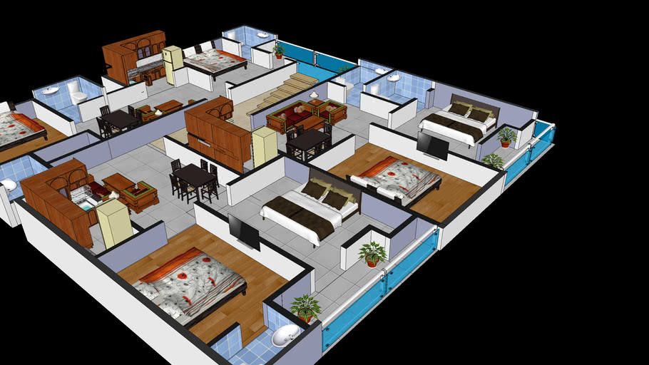 interior residence . | 3D Warehouse