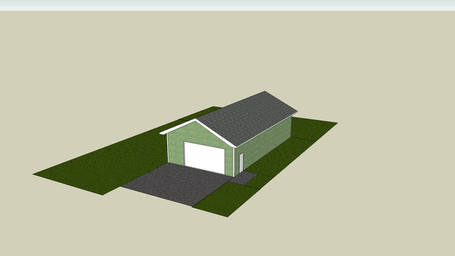 30x50 garage | 3D Warehouse