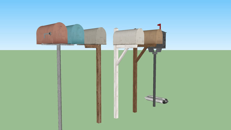 Mailbox set | 3D Warehouse