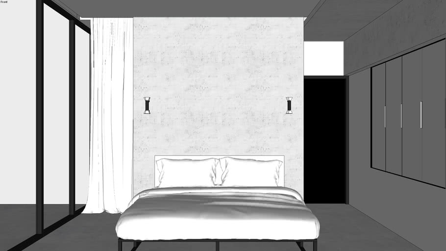Minimalism Bed Room | 3D Warehouse