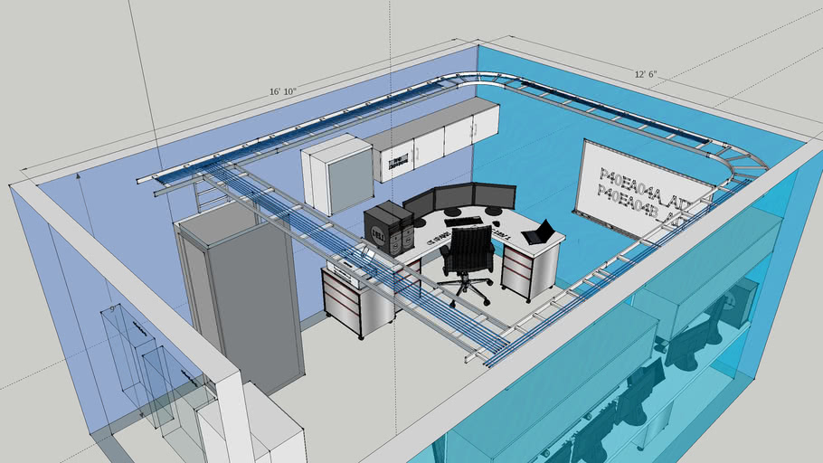 PLC AND SCADA SERVER ROOM FOR CITY OF SPOKANE | 3D Warehouse