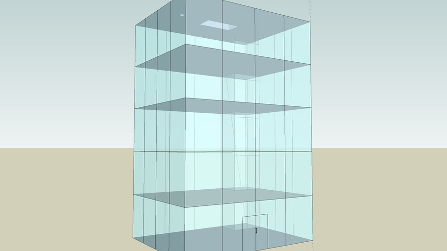 5 story glass building | 3D Warehouse