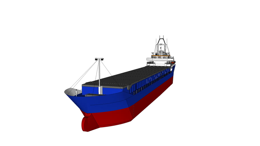 coaster ship with interior | 3D Warehouse