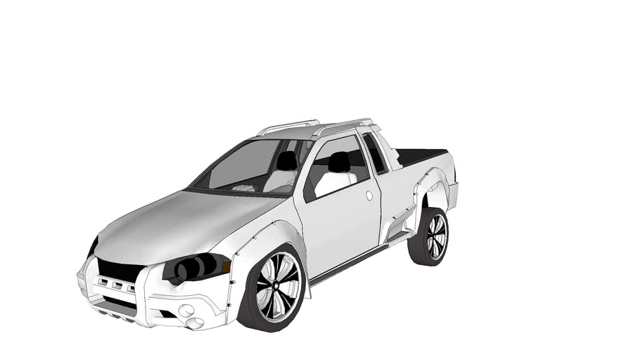 Fiat Strada Adventure White | 3D Warehouse
