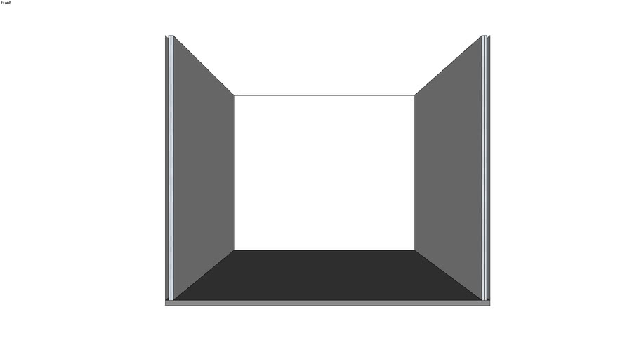 Exhibition standard stand 3x3 | 3D Warehouse