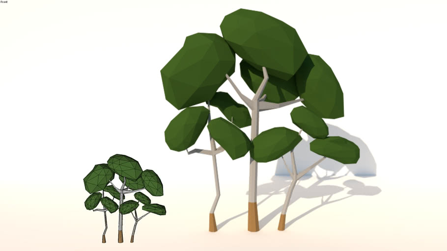 Low Poly Tree -08- | 3D Warehouse