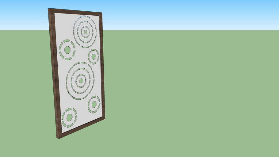 cnc circular jali | 3D Warehouse