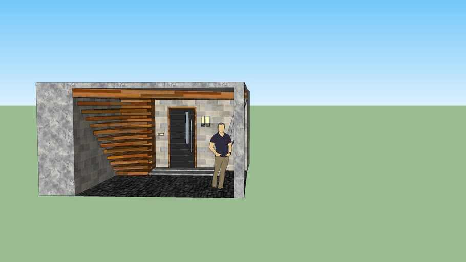 Modern entrance | 3D Warehouse