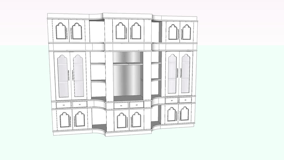 Armario embutido clássico | 3D Warehouse