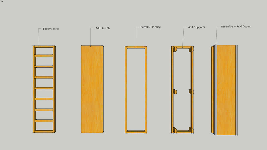 Skateboard Grind Box Plans | 3D Warehouse