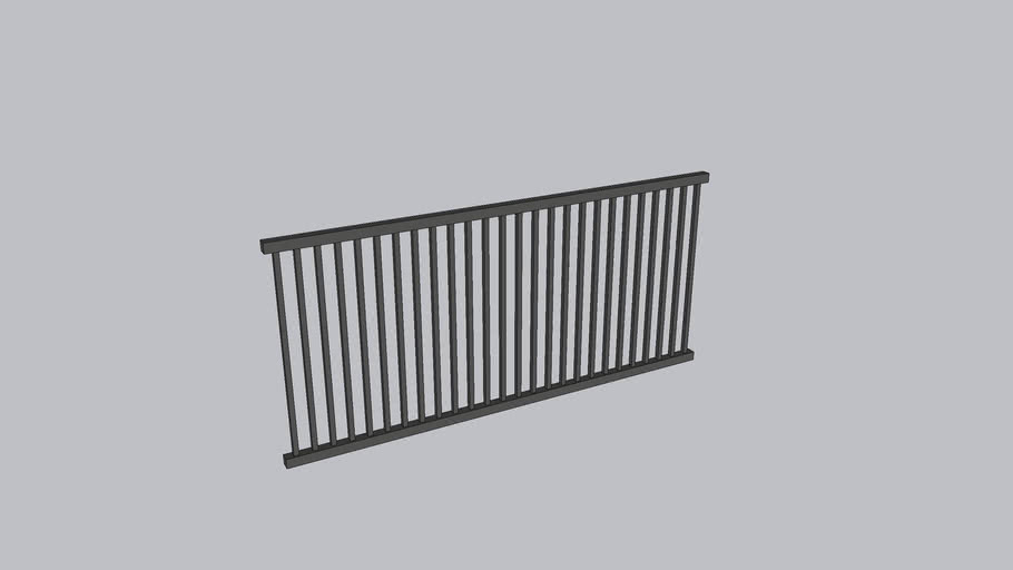 6' handrail section | 3D Warehouse