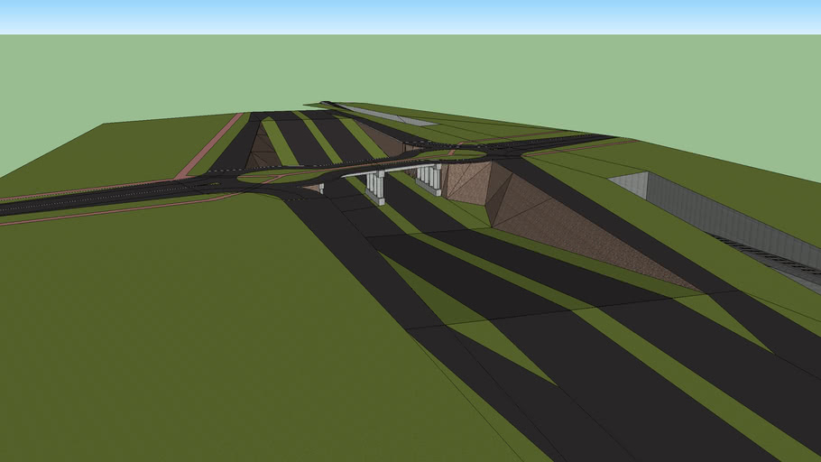 Diamond Interchange | 3D Warehouse