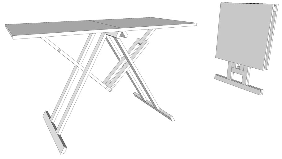 Folding table | 3D Warehouse
