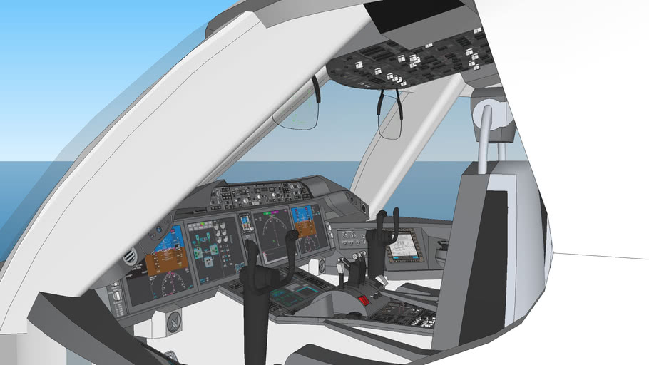 BOEING787 Cockpit ～ボーイング787のコクピット～ | 3D Warehouse