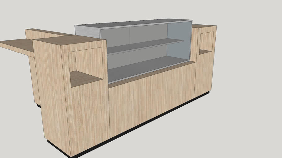 L shape cafe | 3D Warehouse