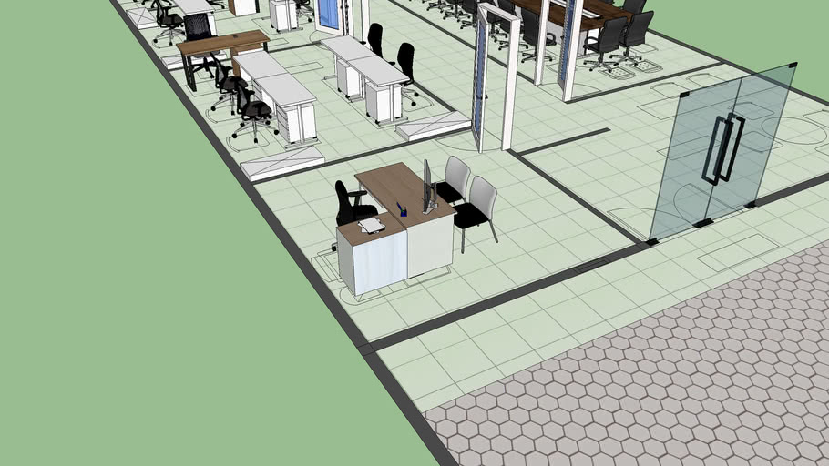 Denah Kantor Ruko | 3D Warehouse