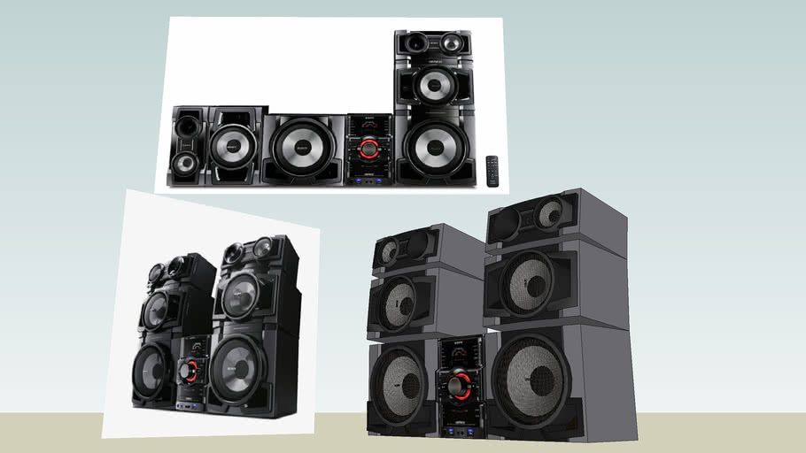 Sony MHC-GTR88 Stereo System | 3D Warehouse