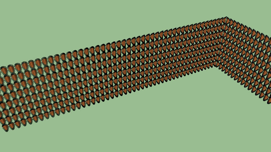 METAL & WOOD SCREEN | 3D Warehouse