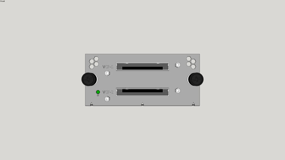 Juniper VCP two ports | 3D Warehouse