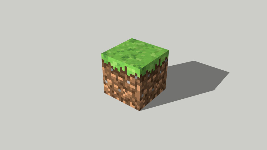 Minecraft:grass_block | 3D Warehouse