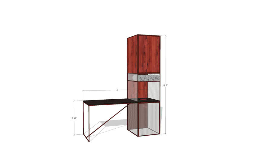 Spa Storage and Table | 3D Warehouse