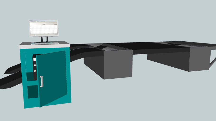 Four-wheel chassis dyno | 3D Warehouse
