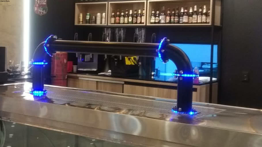 Led Beer Tower Design With 7 Taps #draftbeertower #custombeertowers # ...