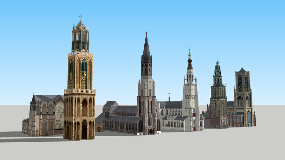Hoogste kerktorens Nederland | 3D Warehouse