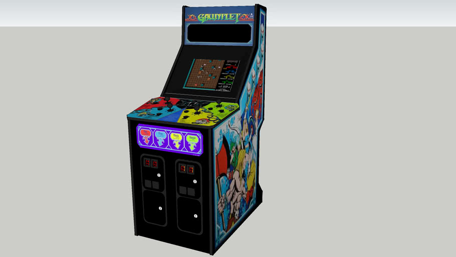 Sketchup 3d Models Arcade Cabinets