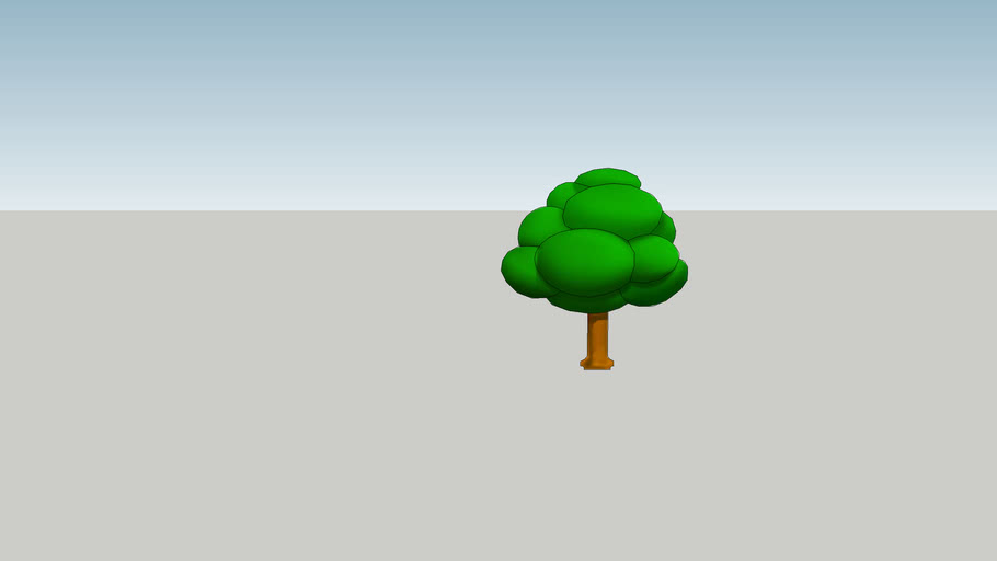 super mario 64 HD Tree 2D Texture | 3D Warehouse