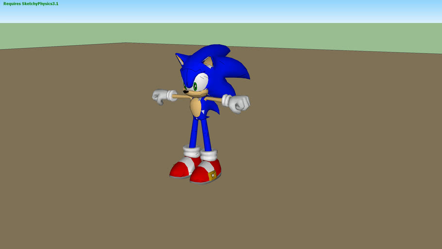 sonic the hedgehog ragdoll | 3D Warehouse