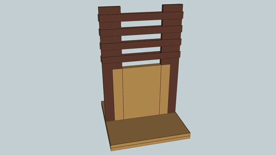 Water Closet Display Rack - Version 2 | 3D Warehouse