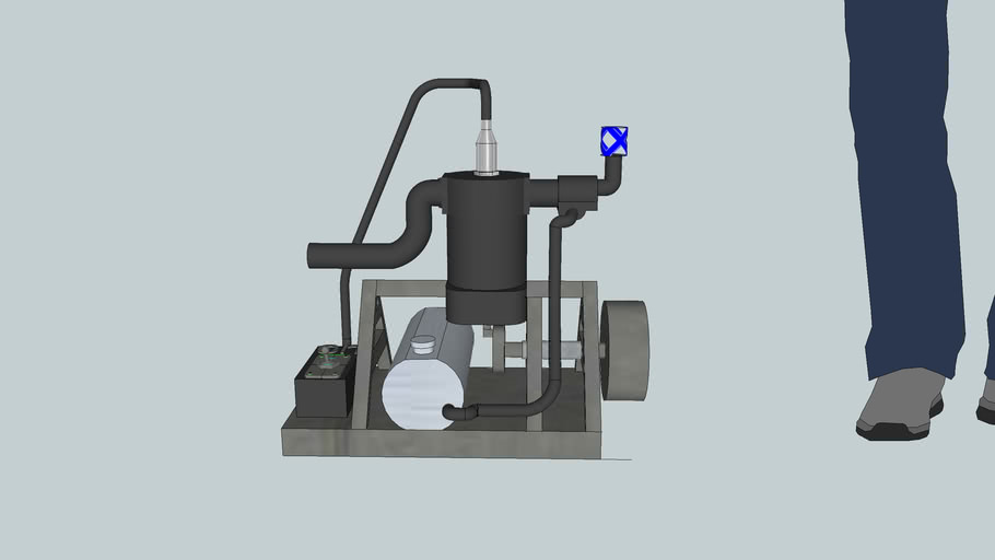 10cc model 2 stroke engine | 3D Warehouse