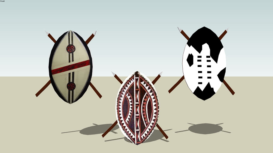 African Shield | 3D Warehouse